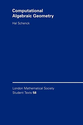 Computational Algebraic Geometry By Hal Schenck | World of Books GB