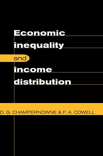 Economic Inequality and Income Distribution By D G Champernowne | World ...