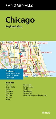 Rand McNally Folded Map: Chicago Regional Map (Folded Map) | Music at ...