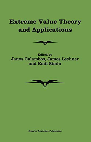 Extreme Value Theory and Applications By J Galambos | World of Books GB