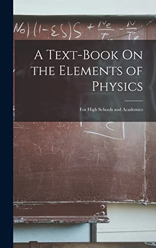 A Text-Book On the Elements of Physics By Anonymous | World of Books