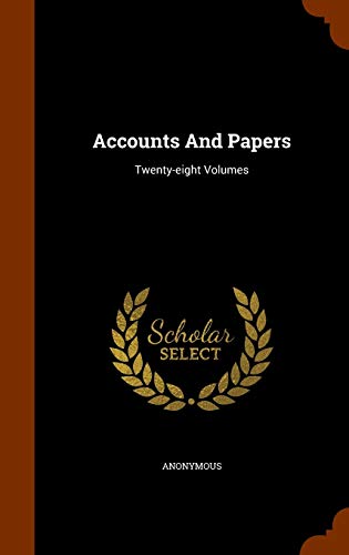 Accounts And Papers By Anonymous| World of Books GB
