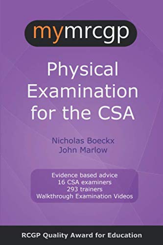 mymrcgp Physical Examination for the CSA By John Marlow Nicholas Boeckx ...
