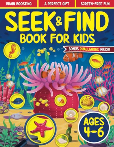Seek and Find Book for Kids ages 4-6: Search and Find Hidden Picture ...
