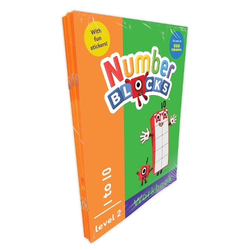 Numberblocks & Alphablocks Orange Level Workbook Set (6 books) By ...