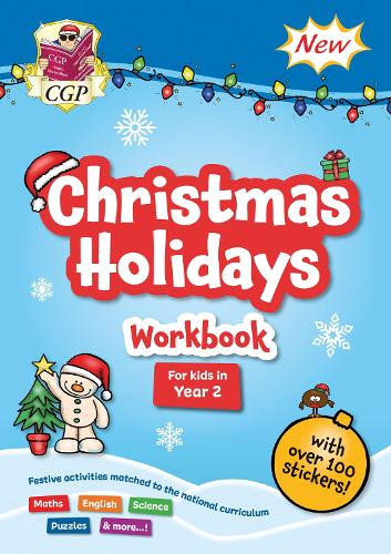 CGP Christmas Holidays Activity Workbook - for kids in Year 2 (ages 6-7 ...