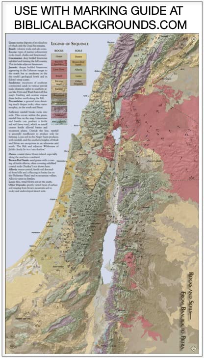 Geobasics in the Land of the Bible: Maps for Marking By James M Monson ...