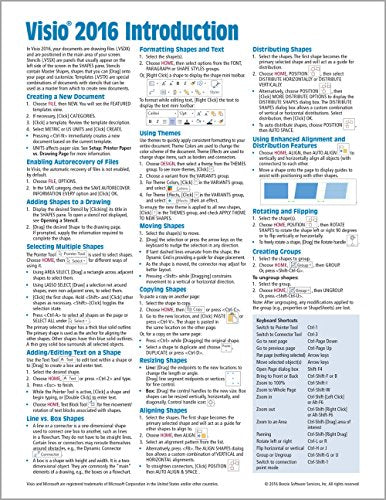 Microsoft Visio Introduction Quick Reference Guide Windows Version ...