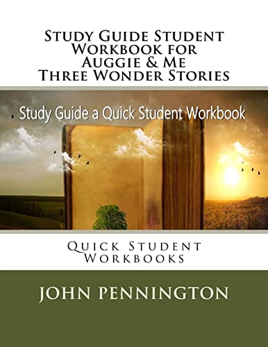 Study Guide Student Workbook for Auggie & Me Three Wonder Stories By ...