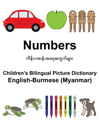 English-Burmese (Myanmar) Numbers Children's Bilingual Picture ...