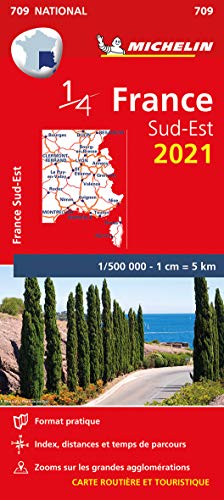 Southeastern France 2021 - Michelin National Map 709 By Michelin ...