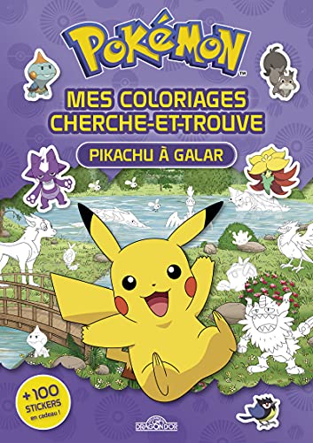 Pokémon - Pikachu à Galar - Mes coloriages cherche-et-trouve: Pikachu à ...