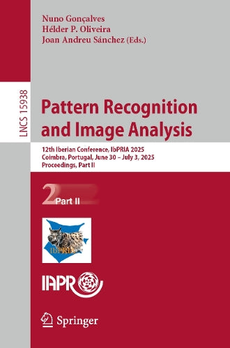 Pattern Recognition and Image Analysis By Nuno Gonçalves | World of ...