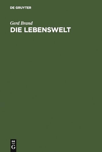 Die Lebenswelt By Gerd Brand | World of Books GB