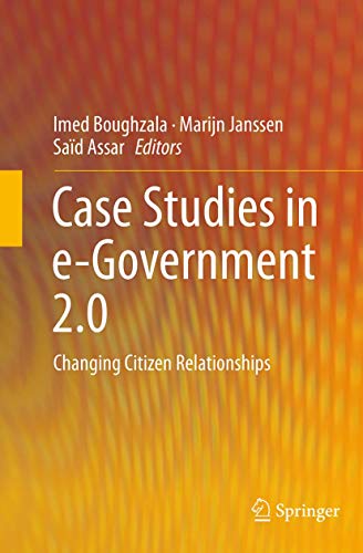 Case Studies in e-Government 2.0 By Imed Boughzala | World of Books GB