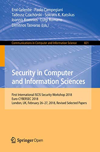 Security in Computer and Information Sciences By Erol Gelenbe | World ...