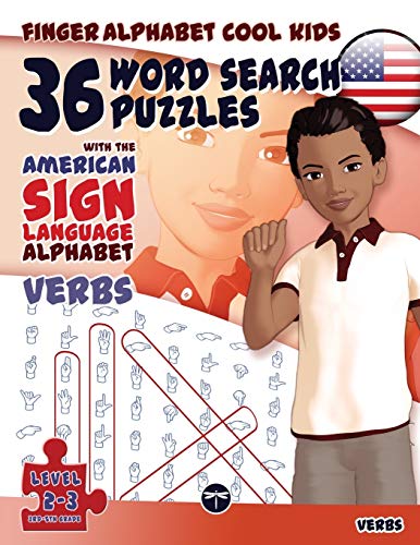 36 Word Search Puzzles - American Sign Language Alphabet - Verbs By ...