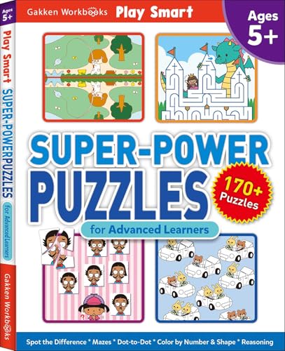 Play Smart Super-Power Puzzles for Advanced Learners By Gakken Early ...