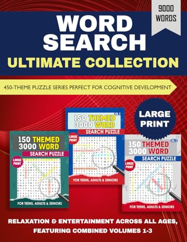 Word Search Ultimate Collection: Complete 9000-Word, 450-Theme Puzzle ...