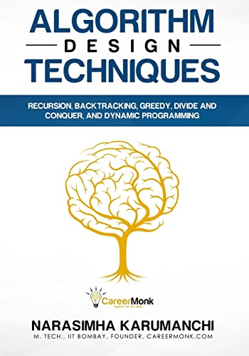 Algorithm Design Techniques By Narasimha Karumanchi| World of Books US