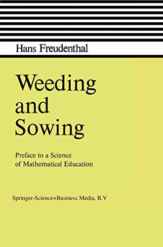 Weeding and Sowing By Hans Freudenthal | World of Books GB