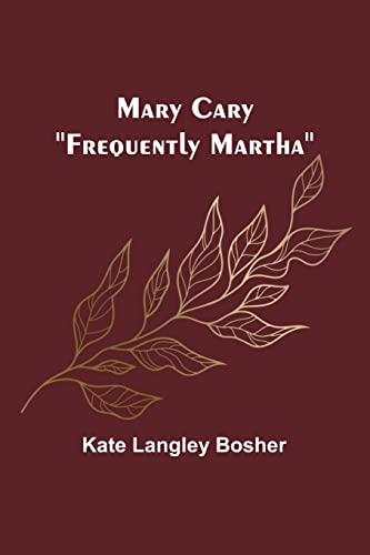 Mary Cary By Kate Langley Bosher| World of Books GB