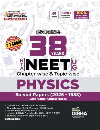 Disha Errorless 38 Years NTA NEET (UG) Chapter-wise & Topic-wise ...