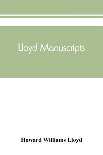 Lloyd manuscripts. Genealogics of the families of Awbrey-Vaughan ...