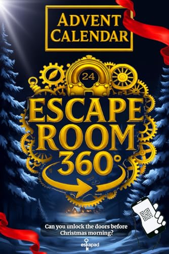 Escape Room Advent Calendar 360: 24 Puzzles & Riddles for Adults with ...