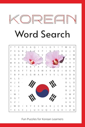 Korean Word Search Puzzle Book: Korean Word Searches with Easy to Read ...