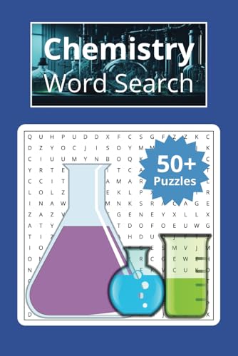 Chemistry Word Search Puzzles For Adults Large Print: Chemistry Themed ...