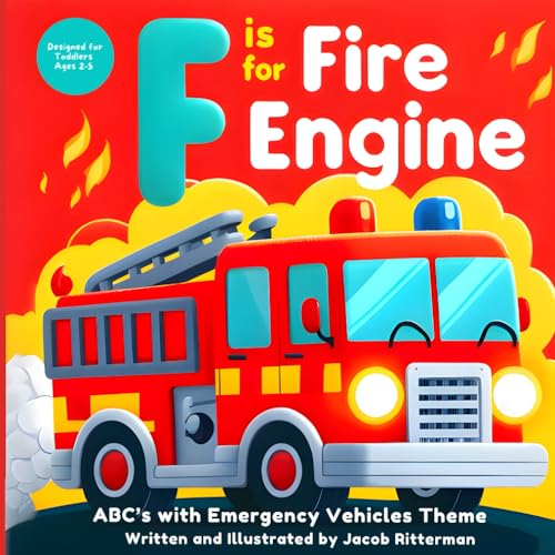 F is for Fire Engine By Jacob Ritterman | World of Books GB