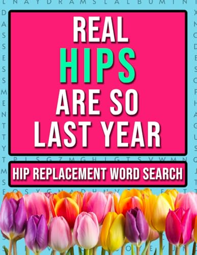Hip Replacement Word Search : Funny Post Op Recovery Activities for ...