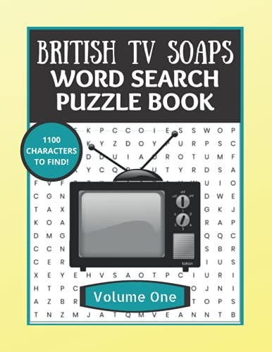 British TV Soaps Word Search Puzzle Book: Volume One (British TV Soap ...
