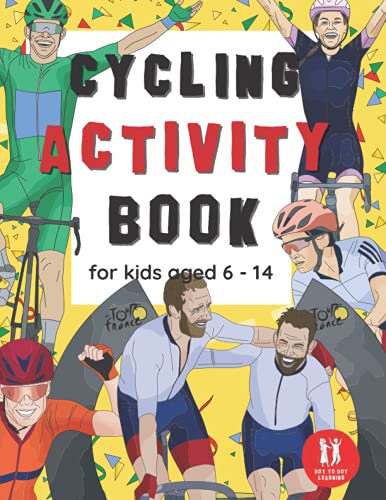 Cycling Activity Book For Kids Aged 6-14: Cycling Themed Wordsearches ...