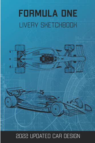 F1 Livery Sketchbook : 120 Large 2022 F1 Car Templates to Quickly and ...