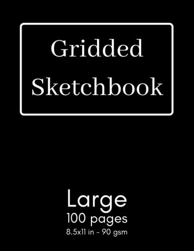 Gridded Sketchbook : Gridded Sketch Book for Writing, Drawing and ...
