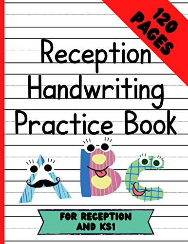 Reception Handwriting Practice Book: Handwriting Lined Paper Suitable ...