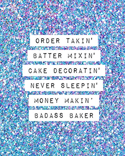 BAKERY ORDER BOOK: Cupcakes, Cookies, Cake Order Forms : Journal and ...