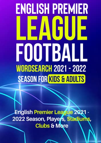 English Premier League Football Word Search 2021 - 2022 Season for Kids ...