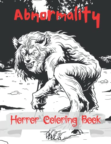 Abnormality Horror Coloring Book : Awesome Horror Coloring Books for ...