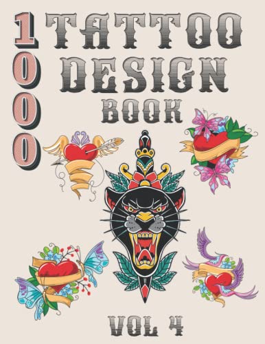 Tattoo Design Book : Over 1000 Tattoo Designs, Vol. 4 Tattoo Book ...