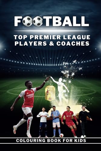 Top Premier League Stars Colouring Book, The Best Players and Finest ...