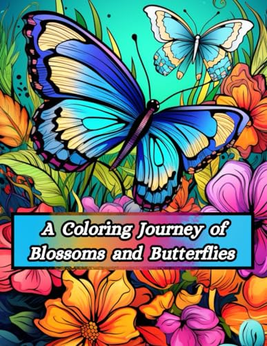 A Coloring Journey of Blossoms and Butterflies By Celine Reddy | World ...