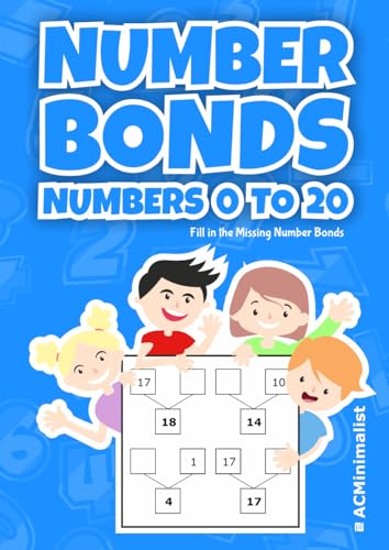 Number Bonds. Numbers to 20. Fill in the Missing Number Bonds: Addition ...