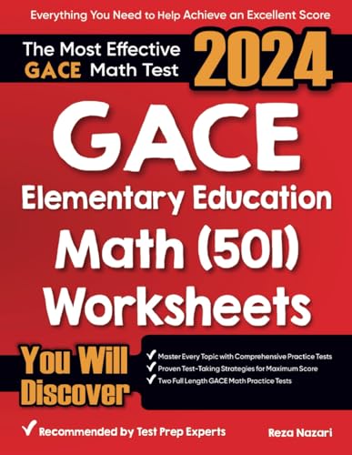 GACE Elementary Education Math (501) Worksheets: A Comprehensive Review ...