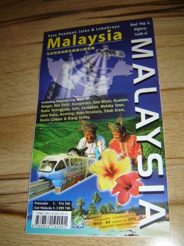 Road map & highway guide of Malaysia: Including detailed city maps of ...
