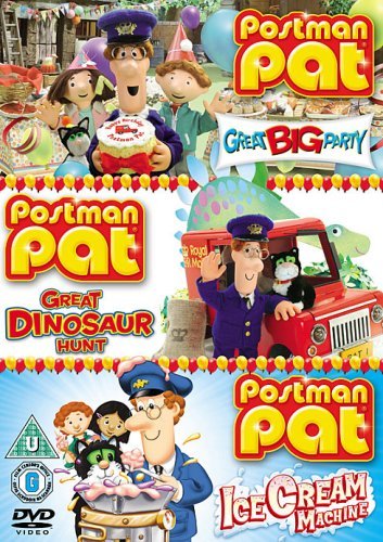 Postman Pat: Great Big Party/Great Dinosaur Hunt/The Ice Cream [DVD ...