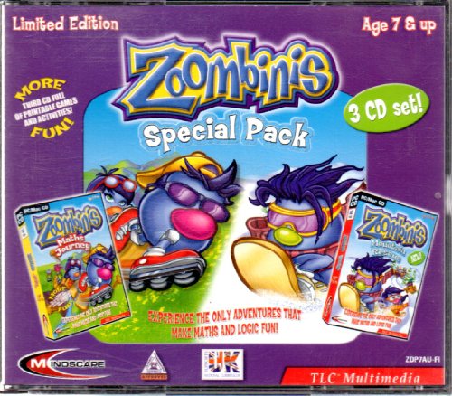 Zoombinis Special Pack 3 CD set. Mountain Rescue and Maths Journey ...