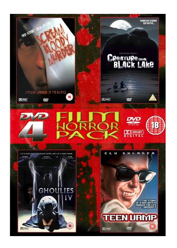4-DVD Film Horror Pack (Scream Bloody Murder, Creature From Black Lake ...